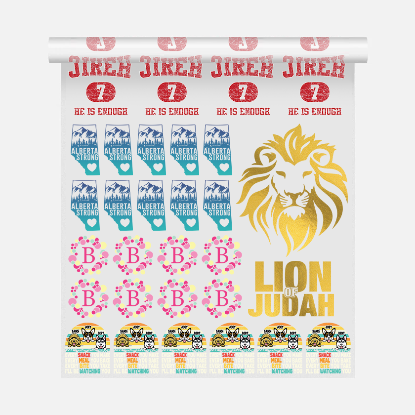 Rolling Gang Sheet – The Print Factory Designs